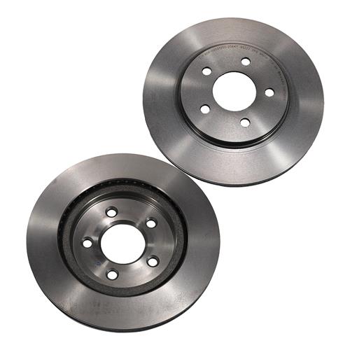 Brembo Mustang Brake Rotor Kit - Front 14" & Rear 11.81" (07-14) GT ...