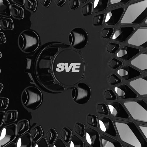 Mustang SVE Fox Body 4 Lug Mesh Wheel - Gloss Black - 17x9 | 79-93