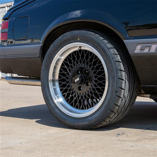 SVE 5-Lug Mesh Wheel Kit - Gloss Black - 17x8/9 | 79-93