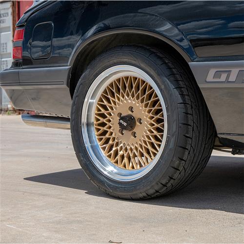 SVE 5-Lug Mesh Wheel Kit - Classic Gold - 17x8 | 79-93
