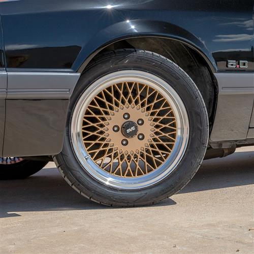 SVE 5-Lug Mesh Wheel Kit - Classic Gold - 17x8 | 79-93