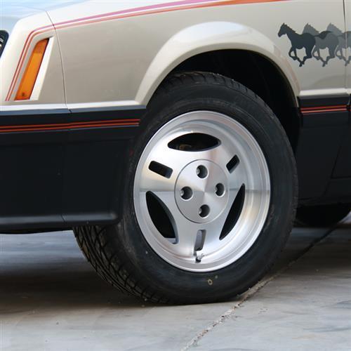 Mustang 4 Lug TRX R390 Style Wheel & Firestone Tire Kit - 16x7 (79-93)