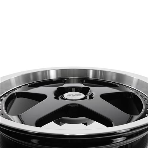 SVE Fox Body Mustang SC Style Wheel - Black w/ Lip - 18x8.5 | 79-93