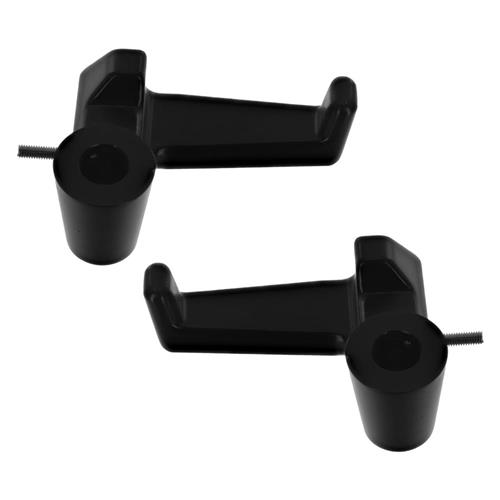 Bronco Billet Vent Window Handle Kit - Black (92-96)