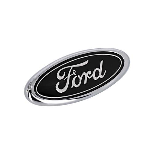Mustang Ford Oval Trunk Emblem - Black (83-93) E8ZZ-6142528-BK