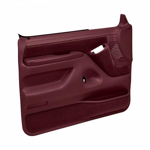 Coverlay Bronco Door Panels w/ Power Windows - Red (92-96)