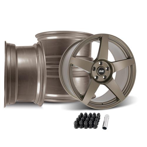 SVE Mustang R355 Wheel Kit - 19x10 - Satin Bronze (05-14)