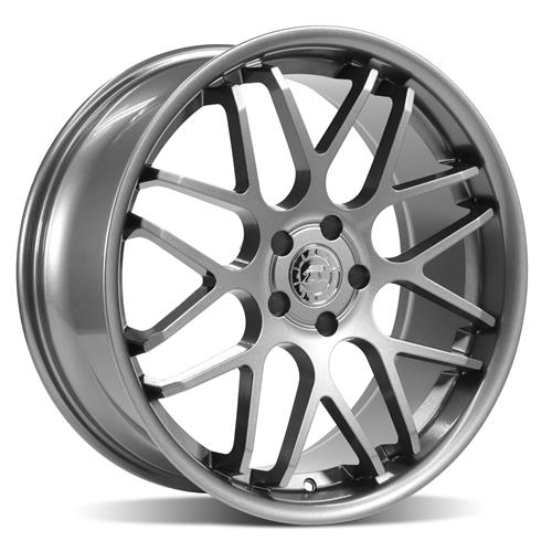 Mustang Downforce Wheel & Nitto Tire Kit - 20x8.5/10 - Gloss Graphite ...