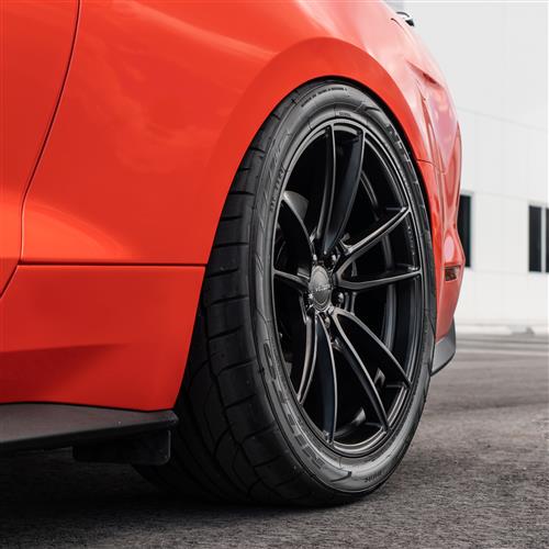 Velgen Mustang VF5 Wheel & M/T Tire Kit - 20x10/11 - Satin Black (15-23)