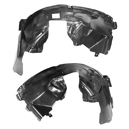 Mustang Inner Fender Splash Shield Kit - Front - Non Performance Pack ...