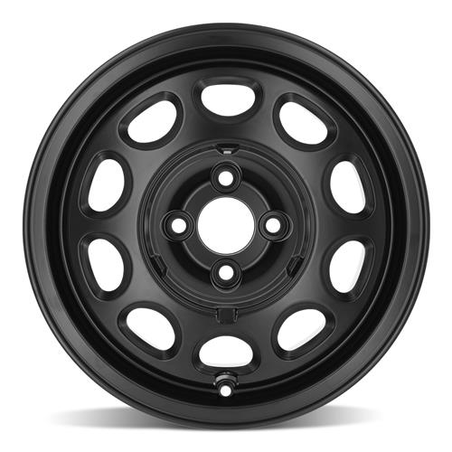 Mustang Fox Body 4 Lug 10-Hole Wheel - 15x9 - Black | (79-93)