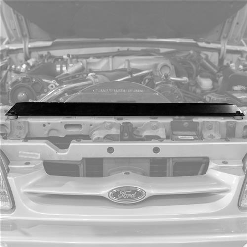 SVE Mustang Aluminum Radiator Hold Down & Hardware Kit - Black (79-93) 5.0