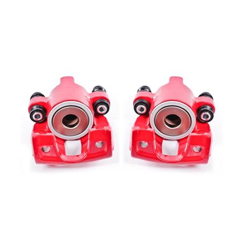 PowerStop F-150 SVT Lightning Rear Brake Caliper Kit - Red (99-04) S4678