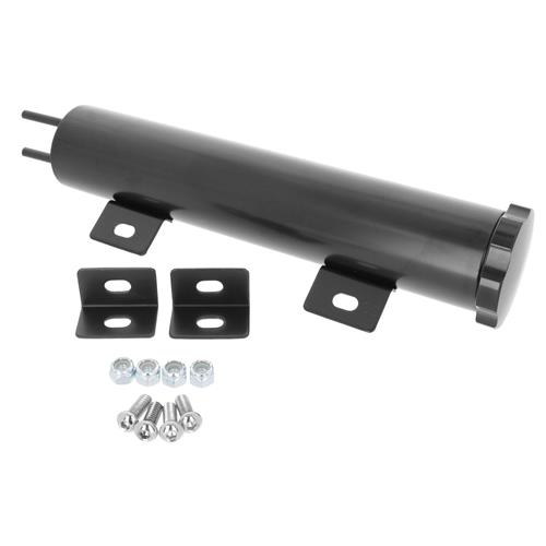 SVE Mustang Black Stainless Overflow Tank - 14oz (86-93)