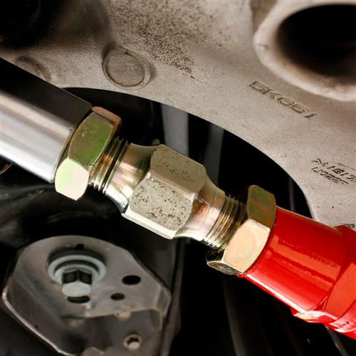 BMR Mustang Double Adjustable Toe Rods Black Hammertone (15-26) TR005H