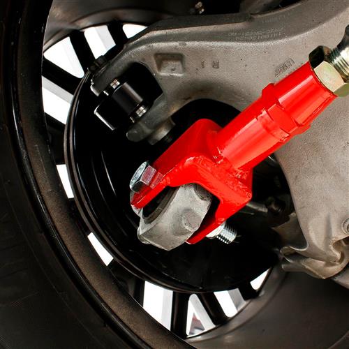 BMR Mustang Double Adjustable Toe Rods Black Hammertone (15-26) TR005H