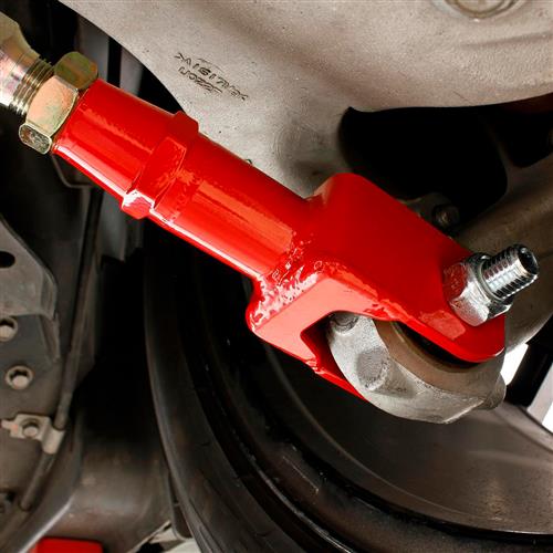 BMR Mustang Double Adjustable Toe Rods Black Hammertone (15-26) TR005H