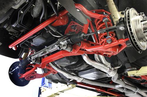 SN95 Mustang BMR Premium Spring Perch K-Member Kit - Red | (9404)