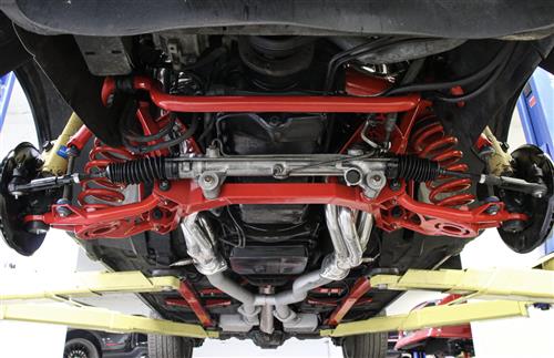 SN95 Mustang BMR Premium Spring Perch K-Member Kit - Red | (9404)