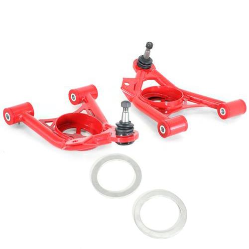 BMR Mustang Tubular Front Control Arms w/ Spring Cups - Raised Ball ...