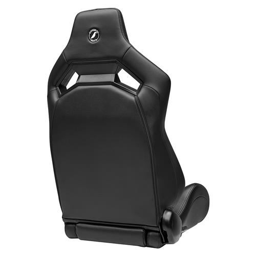 Corbeau Sportline RRX Reclining Seat - Black W/ Black Insert 55010