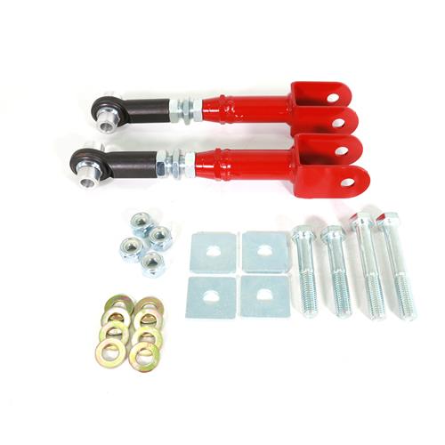 J&M Mustang Adjustable Toe Links - Red (15-25) 25410R