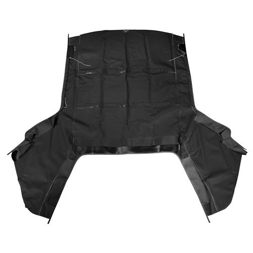Kee Mustang Convertible Top w/ Stayfast Cloth - Black (91-93)