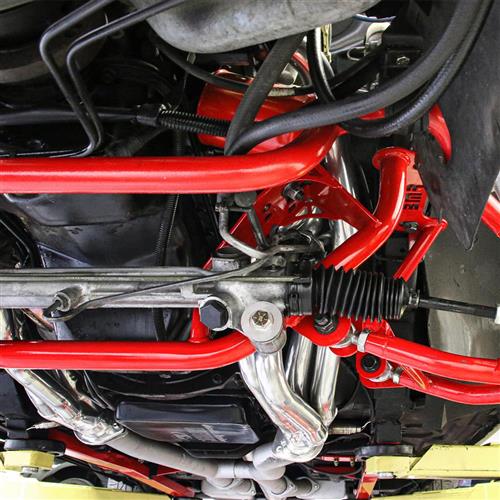 BMR Mustang Tubular K-Member For Coilovers - Hammertone | 79-04