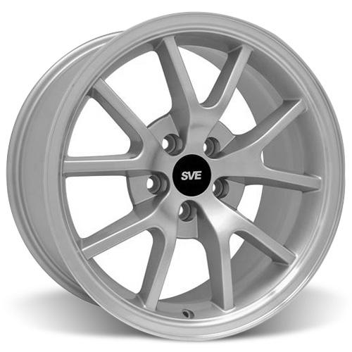 Mustang FR500 Wheel - 17X9 Silver (94-04) - LMR.com