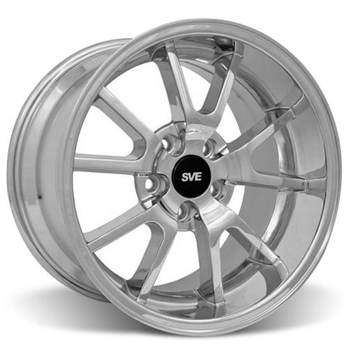Mustang Deep Dish Fr500 Wheel - 17X10.5 Chrome (94-04)