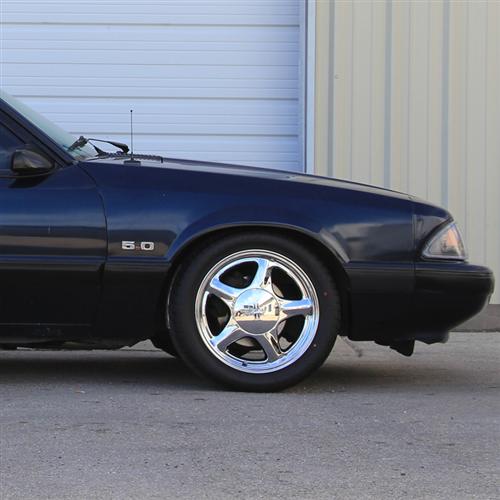 Mustang 5 Lug Pony Wheel & Center Cap - 17x8 Chrome (79-93)