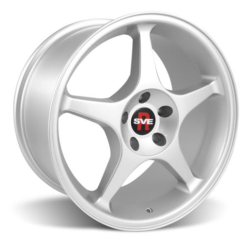 SVE Mustang 2000 Cobra R Style Wheel - 18x9.5 Silver (94-04)