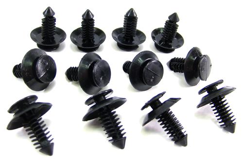 Mustang Door Panel Push Pins 12 Pieces (79-93)