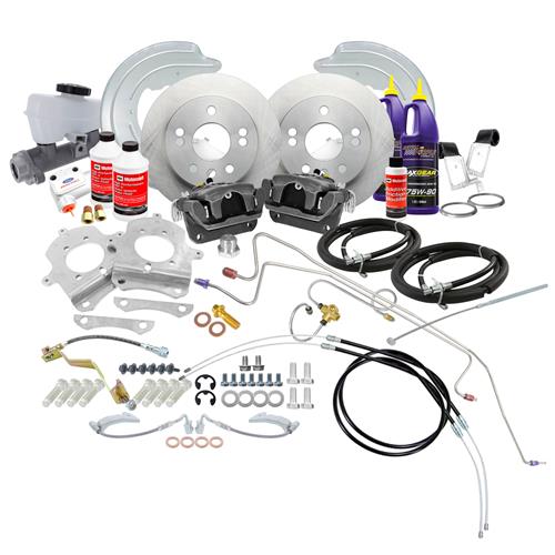 Mustang 4-Lug Rear Disc Brake Conversion Kit | (87-93) Fox Body