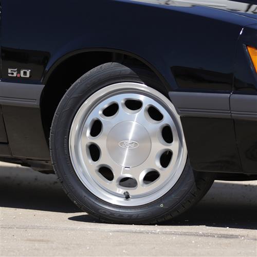 Mustang 5 Lug 10-Hole Wheel & Nitto Kit - 17x8/9 - Machined (79-93)