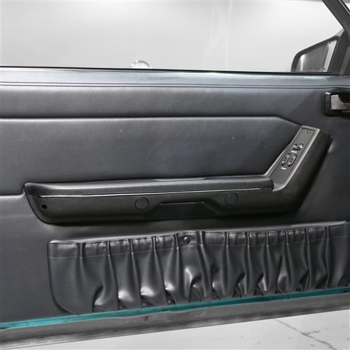 Mustang Door Panel Armrest Assemblies - Black (87-93)