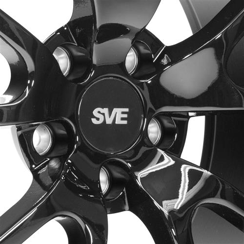 SVE Mustang FR500 Wheel - 17x9 - Gloss Black (94-04)