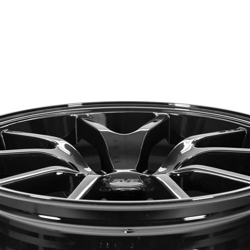SVE Mustang FR500 Wheel - 17x9 - Gloss Black (94-04)