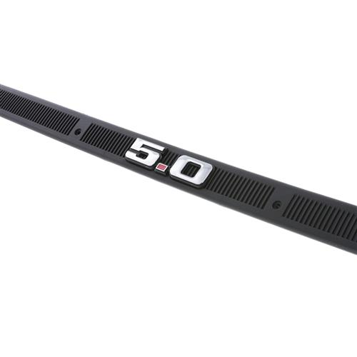 Mustang 5.0 Emblem Scuff Plates - Black (79-93) F3ZZ-6113208-B5
