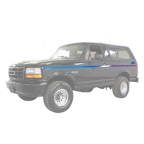 Phoenix Graphix Bronco Nite Edition Decal Kit - Blue (1992)