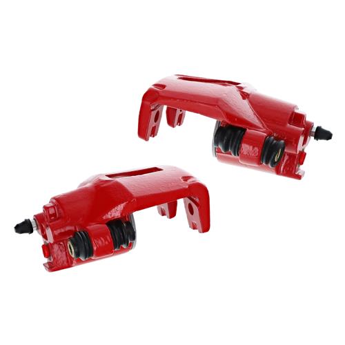 PowerStop F-150 SVT Lightning Rear Brake Caliper Kit - Red (99-04) S4678