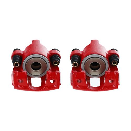 PowerStop F-150 SVT Lightning Rear Brake Caliper Kit - Red (99-04) S4678