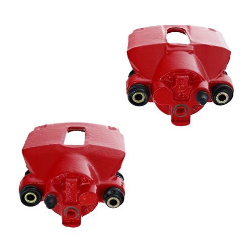 PowerStop F-150 SVT Lightning Rear Brake Caliper Kit - Red (99-04) S4678