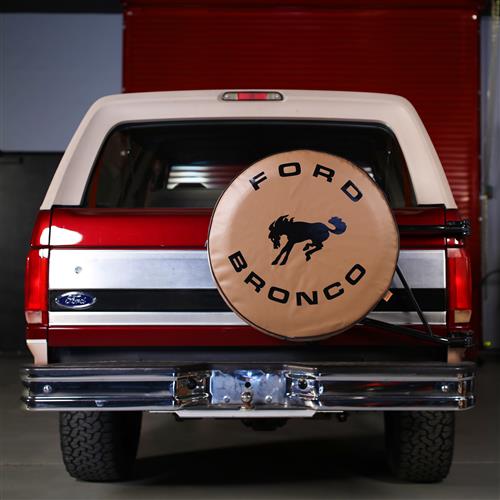 SpareCover Bronco Spare Tire Cover - 30" - Tan (92-96)