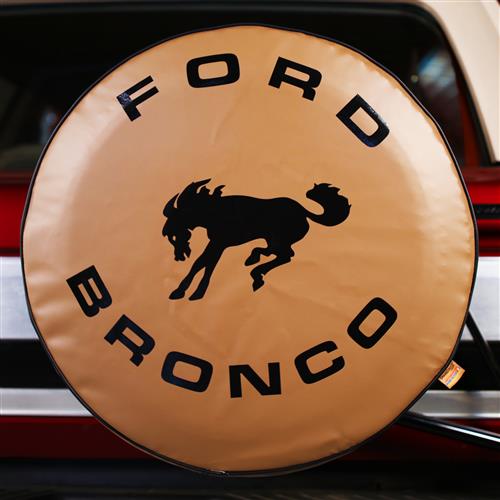 SpareCover Bronco Spare Tire Cover - 30" - Tan (92-96)
