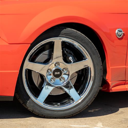 SVE Mustang 03 Cobra Wheel - 18x10 - Chrome | (94-04) New Edge