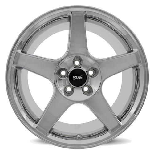 SVE Mustang 03 Cobra Wheel Kit - 18x9/10 - Chrome | (94-04) New Edge