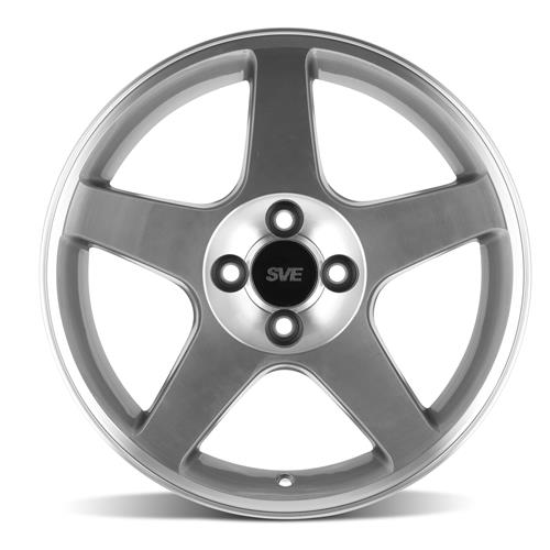 SVE Mustang 4 Lug 03 Cobra Wheel - 17x9 - Machined (79-93)