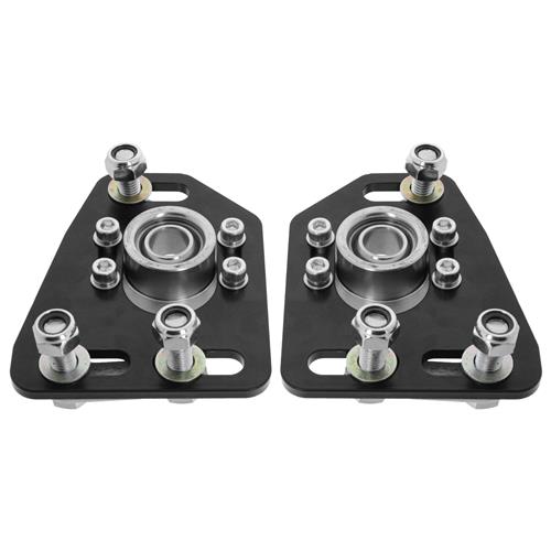 SVE Mustang Caster Camber Plates - Black (79-89) - LMR