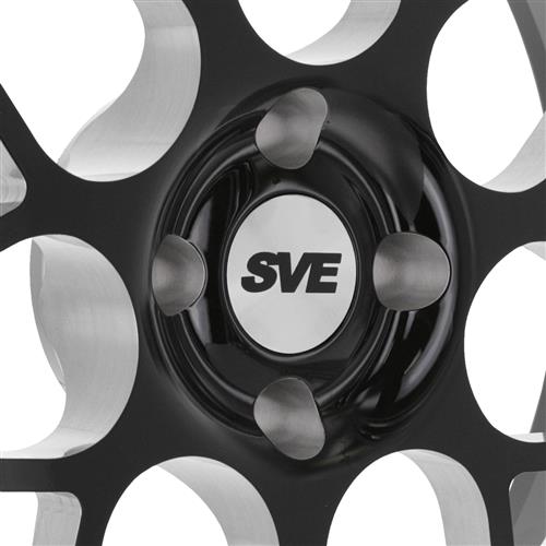 Mustang SVE 4 Lug Drag Comp Wheel - 17x4.5 - Gloss Black | 79-93